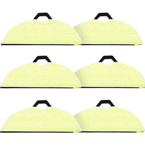 6pcs mop pad for shark av2001wd / rv2001wd / rv2000wd ai robot vacuum, microfiber sonic mopping pad replacement accessory