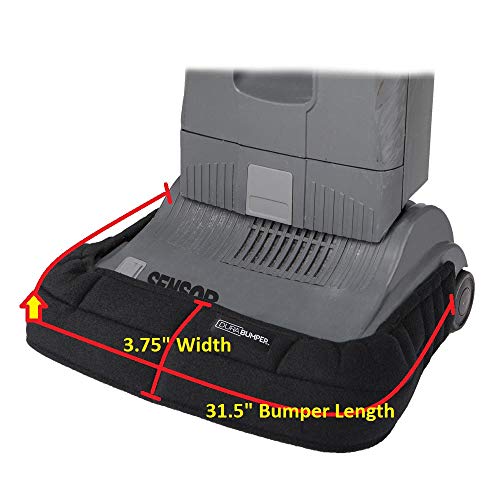 DuraBumper - Bumper Guard for Windsor Sensor XP12 & S12 Vacuums (Fits Bulky Commercial Vacuums (Front Width: 12" to 14").