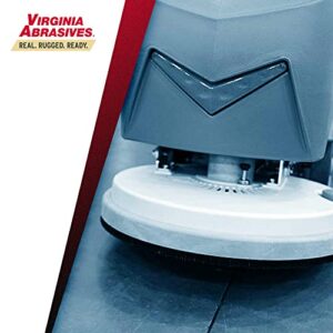 Virginia Abrasives Floor Maintenance Pads - Cleaning Floor Replacement Pads, Thick Polishing Pad to Make Floors Cleaner, Synthetic Non-Woven Floor Pads, Green for Scrubbing Floors, 18"