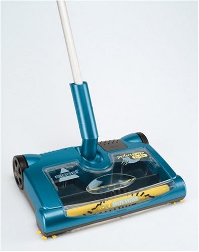 Bissell Perfect Sweep Turbo Powered Triple Brush Sweeper, 28801, Blue