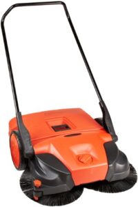 haaga 477 profi-line deluxe manual triple brush sweeper, 31″ width,red,50 litres