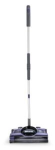 shark ultra-light cordless 13-inch rechargeable floor & carpet sweeper with backsaver handle, motorized brushroll, and two-speed brush roll (v2950), lavender