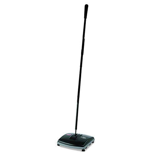 Rubbermaid Commercial Galvinized Steel Carpet & Floor Sweeper, Cordless Sweeper, Hardwood Floor Cleaner, Push Broom