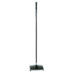 Rubbermaid Commercial Galvinized Steel Carpet & Floor Sweeper, Cordless Sweeper, Hardwood Floor Cleaner, Push Broom