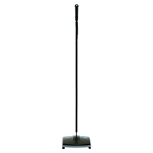 Rubbermaid Commercial Galvinized Steel Carpet & Floor Sweeper, Cordless Sweeper, Hardwood Floor Cleaner, Push Broom