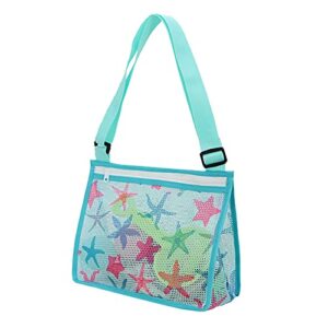 suanlatds zipper children’s beach bag shell bag messenger net bag children’s toy bag