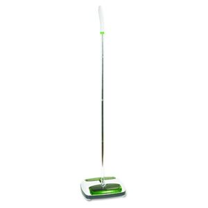 Scotch-Brite M007CCW Quick Floor Sweeper, Rubber Bristles, 42" Aluminum Handle, White