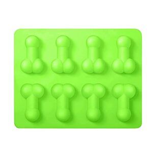 YSBZChu 3D Ice Silicone Mold,Funny Shape Ice Cube Tray,1 pcs Easy Reusable BPA Free Chocolate Sugar Tools Baking Molds for Single Bar Party Birthday Cocktails Beverages Frozen Drinks Coffee (B)