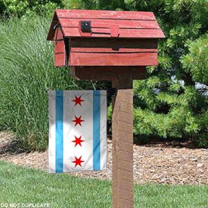 City of Chicago Garden Flag Sign Banner