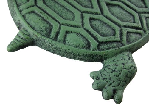 INsideOUT Iron Verdigris Garden Turtle Stepping Stone