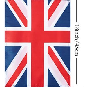 UK Flag ,United Kingdom British Garden Flags,Queen's Celebration Flag,Nationality UK Garden Flags,International World Country Nation Garden Flags, Celebration Parade Flags,Anniversary Celebration,Indoor and Outdoor Flag, Double-Sided.