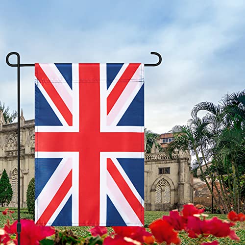 UK Flag ,United Kingdom British Garden Flags,Queen's Celebration Flag,Nationality UK Garden Flags,International World Country Nation Garden Flags, Celebration Parade Flags,Anniversary Celebration,Indoor and Outdoor Flag, Double-Sided.