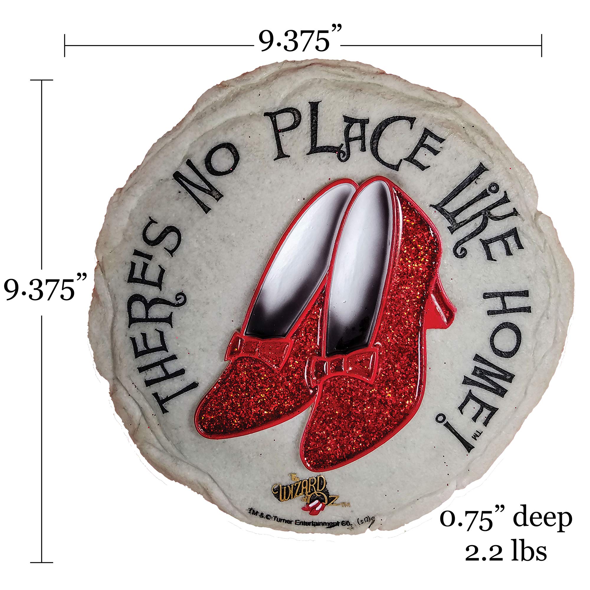 Spoontiques - Garden Décor - Ruby Slippers Stepping Stone - Decorative Stone for Garden