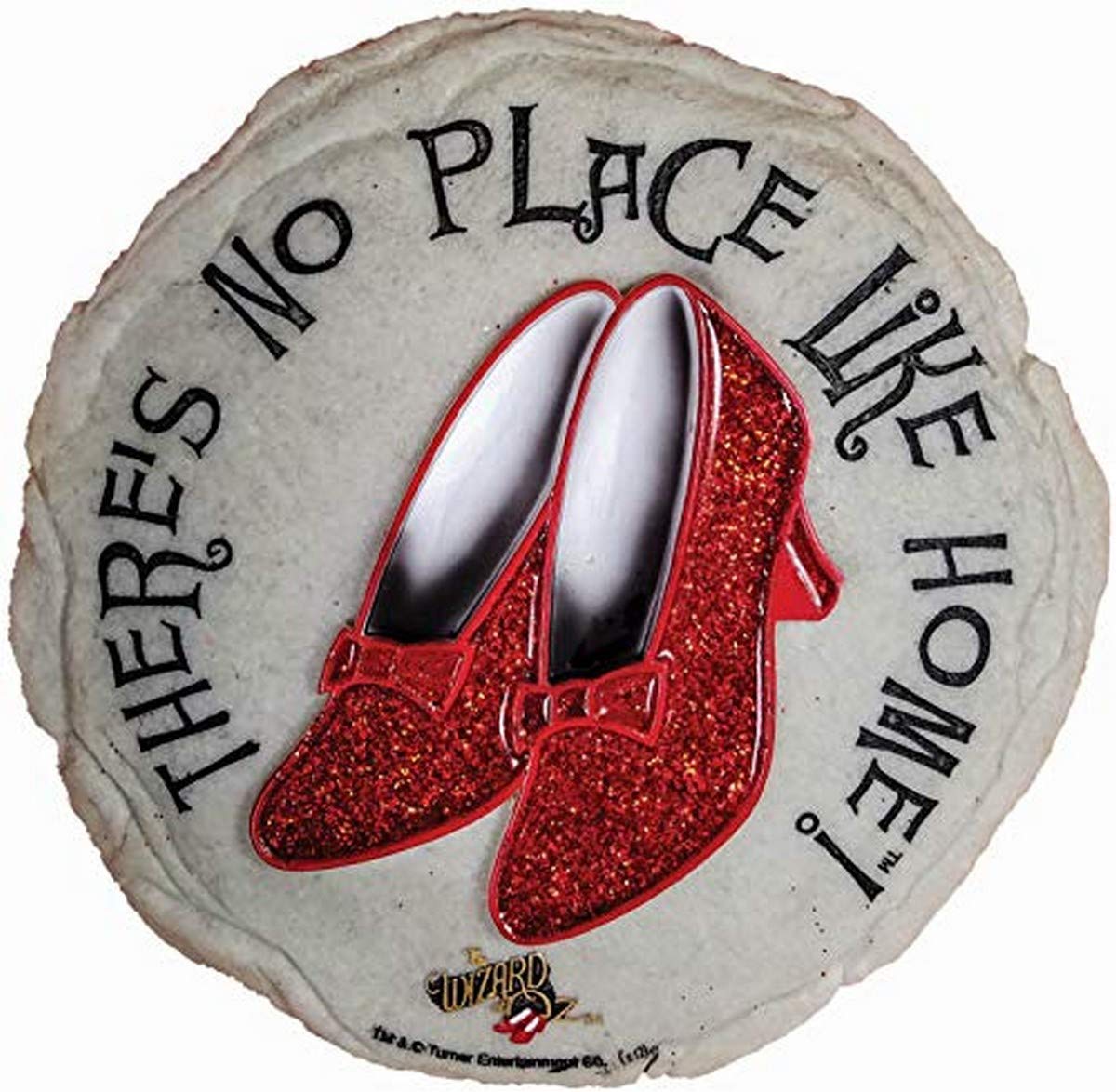 Spoontiques - Garden Décor - Ruby Slippers Stepping Stone - Decorative Stone for Garden