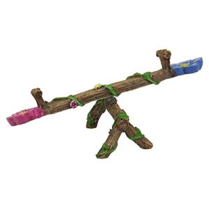 NW Wholesaler 4.25 Inch Miniature Fairy Garden Teeter Totter - Supplies, Furniture, Tools, Animals and Accessories for Fairy Gardens