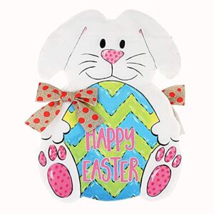 Spring Super Easter Bunny Eggs Garden Flag Welcome Home banner Double Sided Home decor Yard Garden Outdoor holiday Decorating 28" x 40"