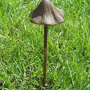 Solid Aluminum Mushroom Hose Guide Garden Stake Tall 20"