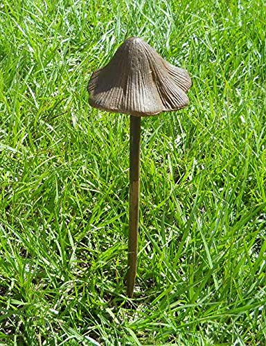 Solid Aluminum Mushroom Hose Guide Garden Stake Tall 20"