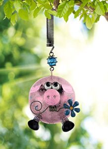 sunset vista designs farm fresh pig bouncy hanging decoration