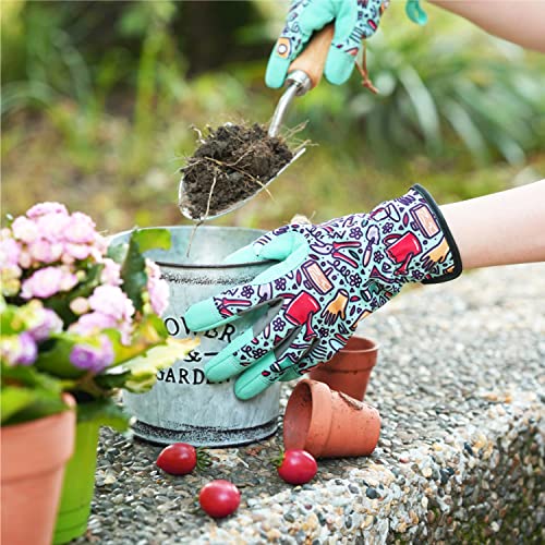 toolant Gardening Gloves for Women, Thorn Proof Garden Gloves for Yard Work, Breathable and Touchscreen, Gift for Gardeners, Medium