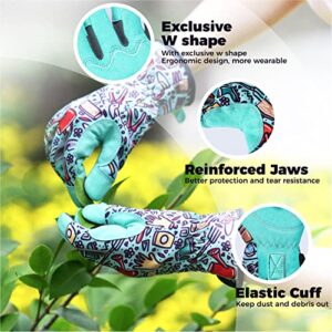 toolant Gardening Gloves for Women, Thorn Proof Garden Gloves for Yard Work, Breathable and Touchscreen, Gift for Gardeners, Medium