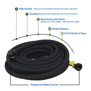 1/2’’ Soaker Hose 100 Ft for Garden Beds , Soaker Hoses for Garden 100 Ft, Garden Soaker Hose 25 Ft Drip Hoses for Garden Drip Garden Hose Irrigation System (100 feet)