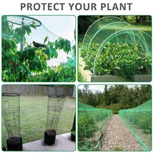 Bird Netting for Garden,13x20Ft Garden Netting,Fruit Tree Netting Doesn't Tangle and Reusable Bird Mesh Protect Fruit Vegetables Plants from Birds Deer