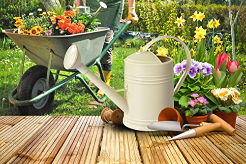 OKREK Watering Can Indoor Watering Cans for House Plants, Small Watering Can Indoor Plants, Plant Watering Can for Outdoor Plants Garden Flower (1/2 Gallon, White)