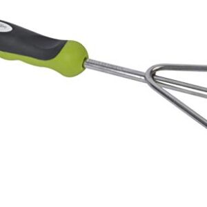 Garden Guru Hand Cultivator Rake Tiller Tool - Stainless Steel for Ultimate Strength - Rust Resistant - Ergonomic Handle - Great for Gardening Cultivating Loosening Weeding