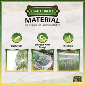 magic chest Garden Netting 8x24 Ft | Mesh Netting Plant Covers | Ultra Fine Mesh | Birds, Animals, Bugs, Insect Protection | Pest Barrier for Vegetables Plants Fruits Flowers Crops Greenhouse