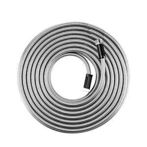 beaulife metal garden hose 50 ft flexible no kink lightweight rv drinking water hose extension leader hose heavy duty outdoor