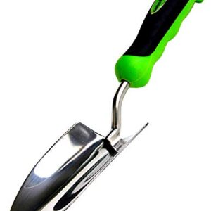 Garden Guru Super Strong Garden Trowel Hand Shovel - Stainless Steel - Rust Resistant - Ergonomic Grip - Perfect Tool for Gardening, Weeding, Transplanting and Digging in Garden Beds