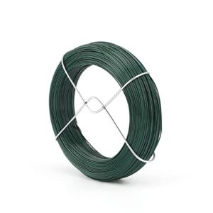 kinglake garden green flexible paddle wire,0.65 mm 328 feet green florist wire floral wire,floral bind wire floral flexible paddle wire for diy craft, holiday decoration