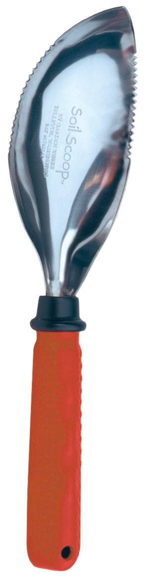 Garden Works SSR Comfort Grip Soil Scoop, Red