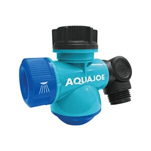 Aqua Joe SJI-MFGA1 Multi-Function Outdoor Faucet and Garden Hose Tap Connector