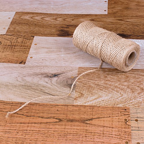 300 ft Heavy Duty Natural Color Twine Jute String for Industrial Packing Material, Arts & Crafts, Gift Wrapping, Garden Planting, School Project Supplies