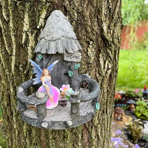 Simple Creativity Fairy Figures for Fairy Garden, Miniature Flower Fairies Indoor and Outdoor Decor Accessories, Mini Fairy Figurines for Kids