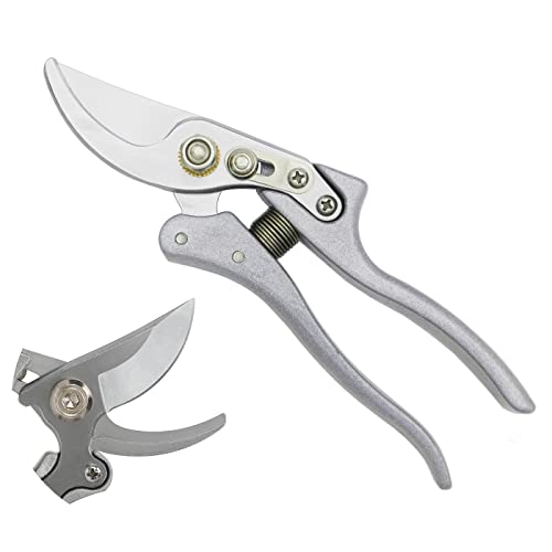 JOYFUL&HOPEFUL Bypass Pruning Shear, Garden Shear Pruner with Precision Blade for Gardening,Trimming Plant Tree Flower