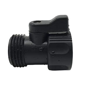 ALKARAMA 10 Pack Plastic Garden Hose Shut Off Valve Water Shutoff Valve Shut-Off Ball Valve Standard 3/4'' Thread Connector Coupling