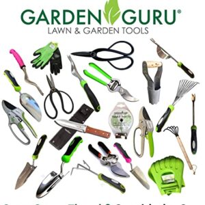 Garden Guru Hand Weeder Tool with Ergonomic Handle - Weed Puller for Planting, Weeding, Flower and Vegetable Care in Lawn Garden Yard | Rust Resistant