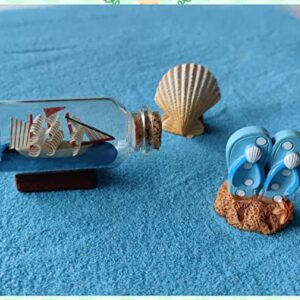 HYG Fairy Garden Accessories, Miniature Kit, Undersea Paradise, Mini Ocean Assesseries, Seabed Scenery Accessories Outdoor Figurines Set (a) a 8*8*9 2110111905