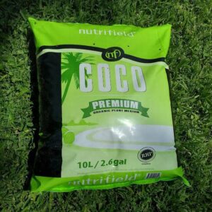 Coco Coir Premium RHP Certified Pre Buffered Pure Organic Coconut Coir Fiber Plant Grow Potting Soil 9 Quarts / 10 Liter / 2.6 Gallon Indoor/Outdoor Flower Vegetable Garden