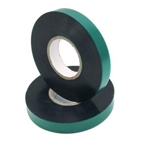 Medoore 12 Rolls 150 Feet Stretch Tie Tape 0.5 Inch Garden Tie Tape Thick Plant Ribbon Garden Green Vinyl Stake for Indoor Outdoor Patio Plant Use