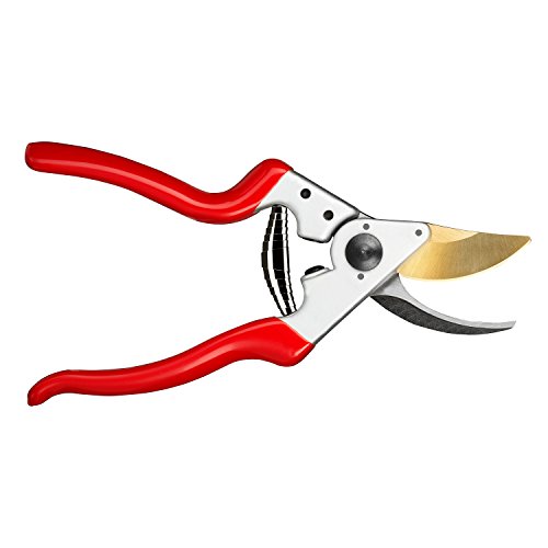 EnduroPRO Titanium Pruning Shears - Best Garden Shears, Tree Trimmer, Hand Pruner-Ideal Branch, Hedge, Shrub & Bush Clippers-Razor Sharp Bypass Secateurs Ergonomic Gardening Tool for Effortless Cuts