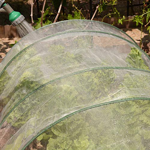 10x50Ft Mosquito Bug Insect Bird Fine Mesh Net Barrier Hunting Blind Garden Screen Netting for Protect Your Plant Fruits Flower