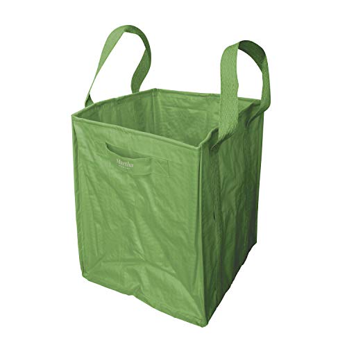 Martha Stewart MTS-MLB1-P2 48-Gallon Multi-Purpose Re-Usable Heavy Duty Garden Leaf and Debris Bag with Reinforced Shoulder Straps and Side Handles (Bay Leaf Green)