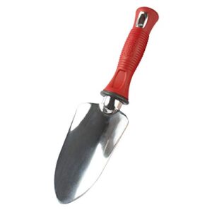 garden weasel 91365 garden trowel, garden shovel hand shovel, to dig, cultivate, and plant, comfort grip, weather and rust resistant