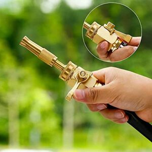 Hooshing 2PCS Heavy Duty 3/4" Brass Shut Off Valve Garden Hose Connector Water Flow Control Valve for Garden Nozzle Water Hose