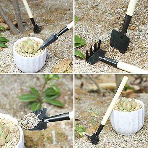 SONGZIMING 15 Pcs Succulent Plant Tools Set, Mini Garden Planting Watering Tool Kit for Succulent Miniature Gardening Plant Care