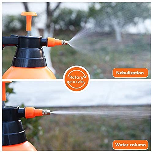 JoyTube 2 PCS Garden Pressure Sprayer 2-Liter Pump Water Sprayer Bottle Portable One-Hand Grip for General Use Cleaning, Washing